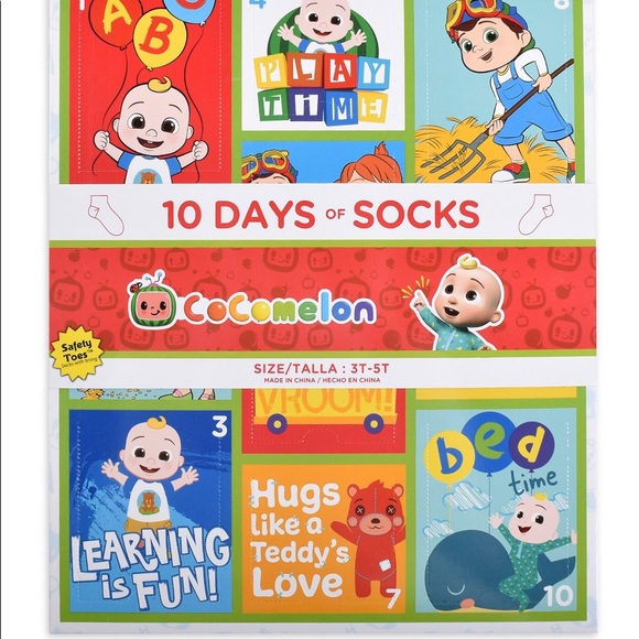 Cocomelon | Accessories | Cocomelon Days Of Socks | Poshmark